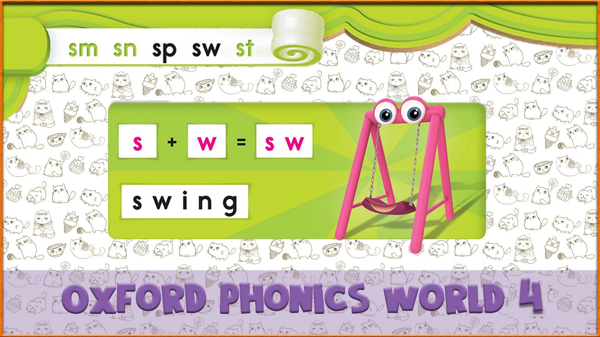 | sw | Oxford Phonics World 4 - Consonant Blends. #19