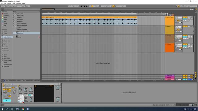 Обзор Ableton Live Spectral Time