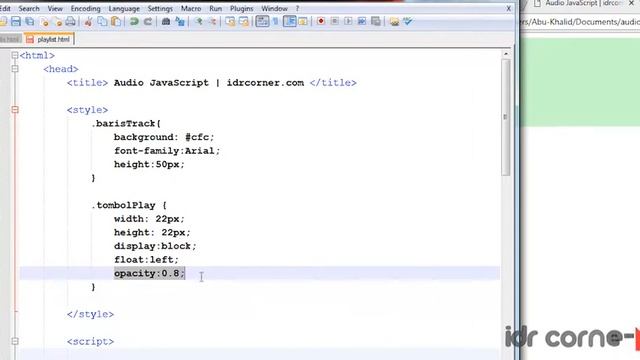 Pemrograman Audio JavaScript (#7) - Tombol PLAY pada PLAYLIST ...