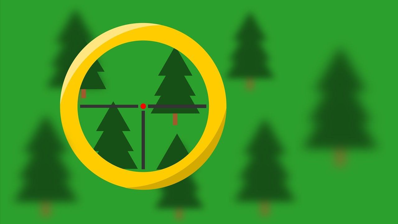 How To Create Simple 2D Sniper Scope With Blurred Background And Focused Eyepiece | Unity Tutorial