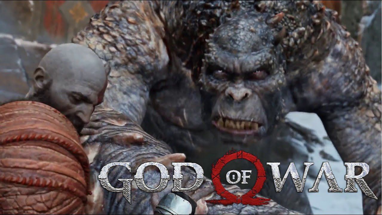 Огромная обезьяна на пути к цели | God of war | № 5
