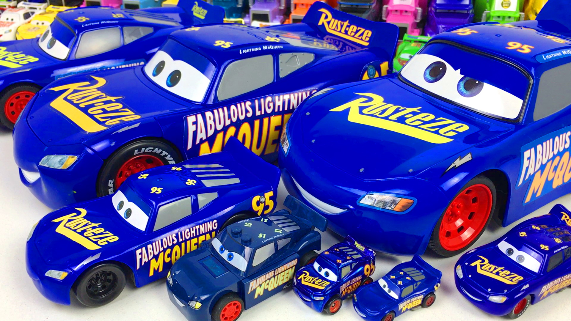 Машинки из Мультика Тачки Молния Маквин Великолепный Новые Игрушки Распаковка