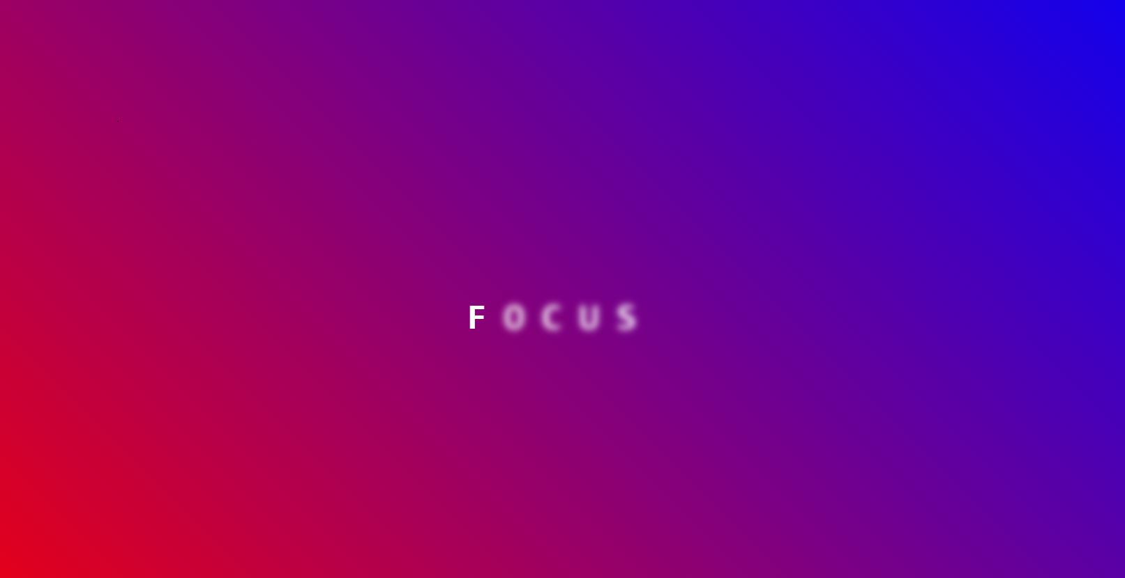 Фокусировка текста. HTML/CSS