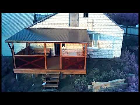 Деревянная ТЕРРАСА за 60 000 руб. Все этапы строительства.