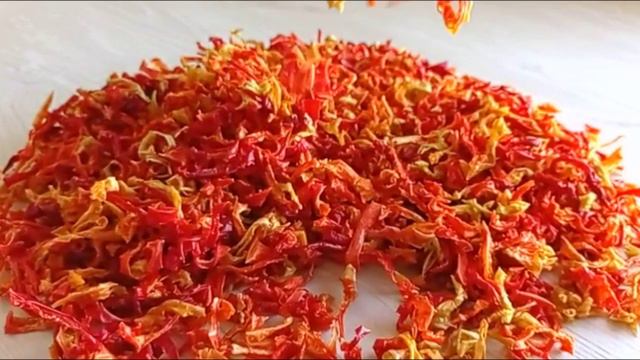 Сушеные перцы в дегидраторе