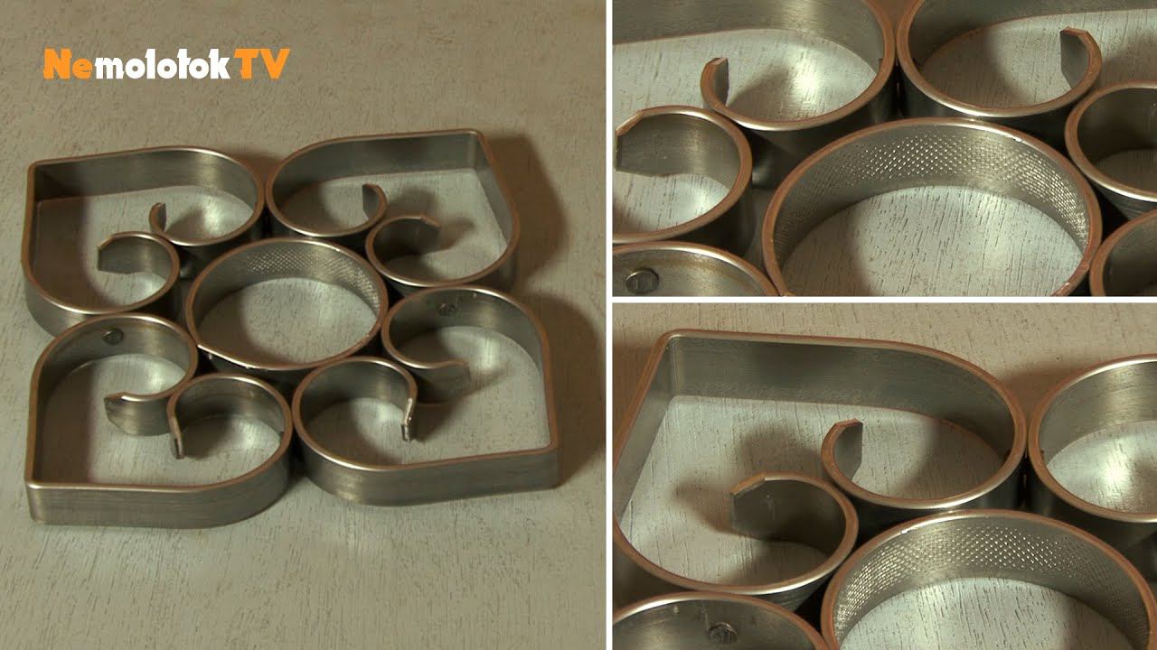 04. Eisenkraft - делаем подставку для горячего (холодная ковка)
