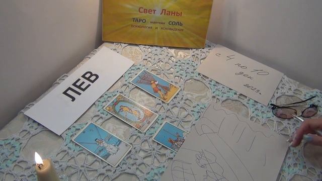 5 - ЛЕВ - прогноз ТАРО - с  04.12.2023г. по  10.12.2023г. + Послание от Высших Сил.