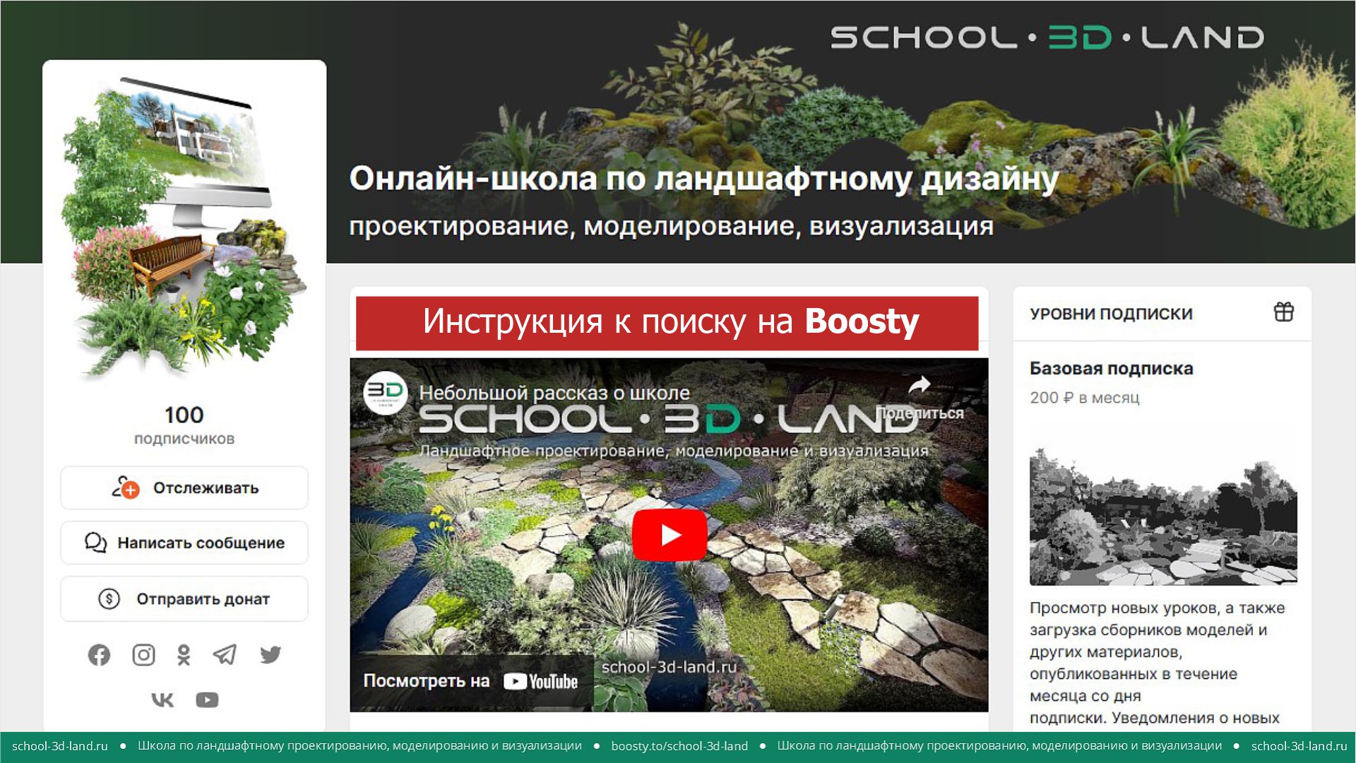 И5. Инструкция к поиску на Boosty