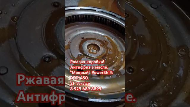 РЖАВАЯ акпп. Антифриз в масле. _Мокрый_ PowerShift . Прислали из региона.