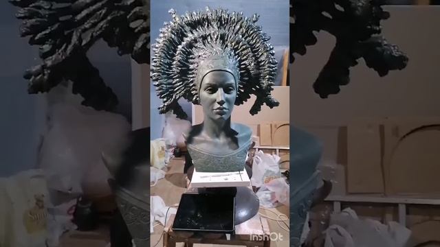 Скульптура "Бетельгейзе". Модель в пластилине. Серия работ "Смыслы".