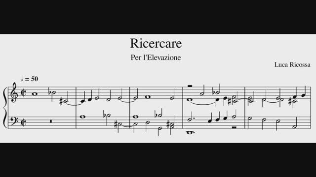 Ricercare per l'Elevazione