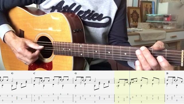 Down On The Corner(CCR)- Фингерстайл версия( Fingerstyle version)