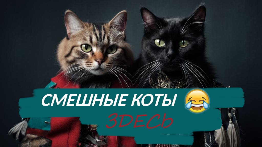 ПРИКОЛЫ с котами! Коты-разбойники насмешат вас до слез!