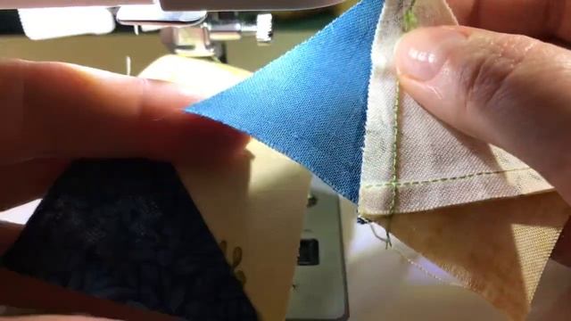 Лоскутный блок «Калейдоскоп» 2 способ сборки