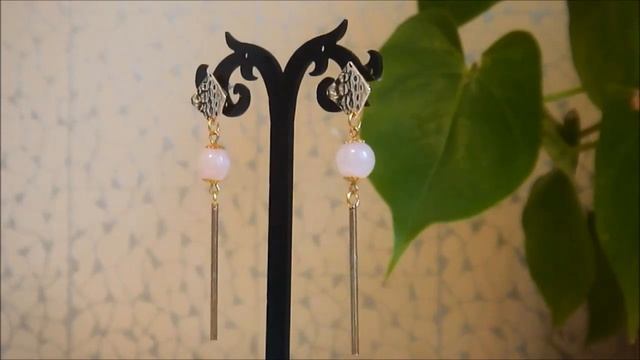 Серьги с кварцем. Украшения из натуральных камней