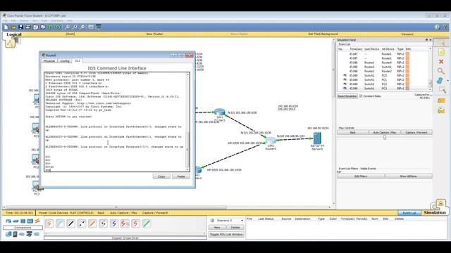 Урок 13 Cisco Packet Tracer. Протокол RIP не пускаем трафик в клиентские сети. Passive interface.