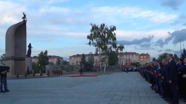 Югорск, акция «Свеча памяти» 22 июня 2022 год