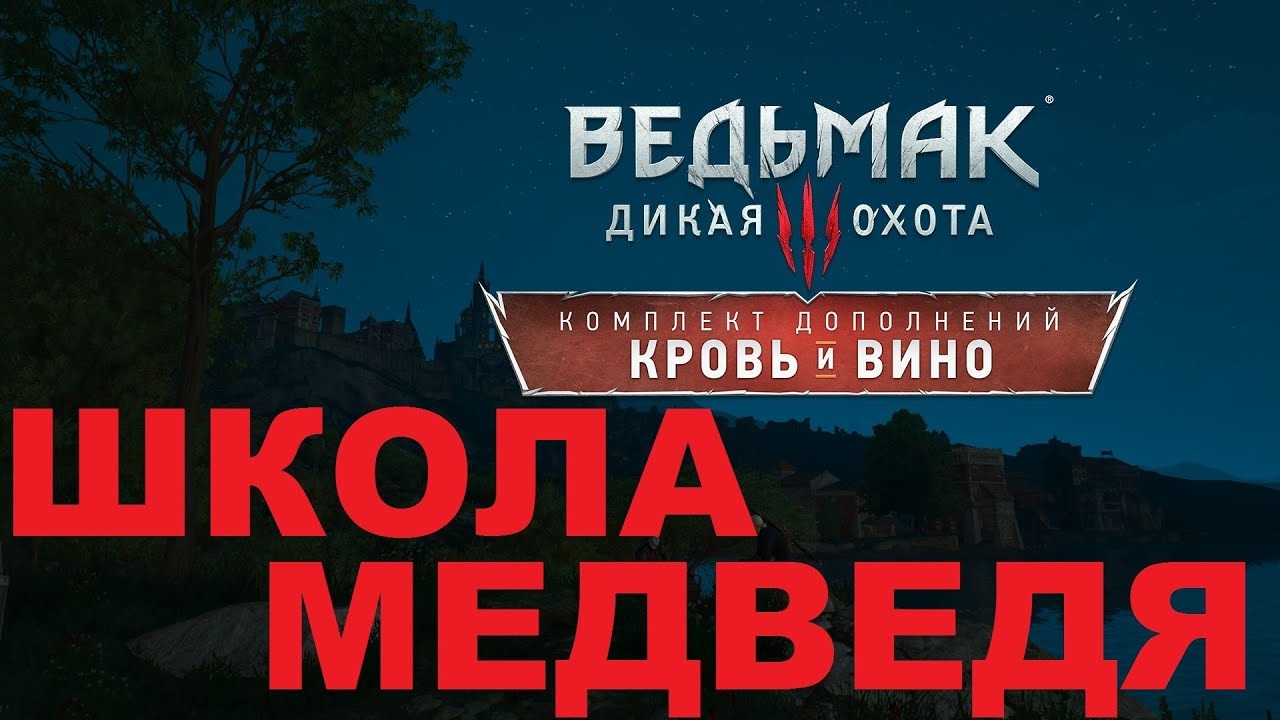 Ведьмак 3 Кровь и Вино Гроссмейстерский комплект школы медведя
