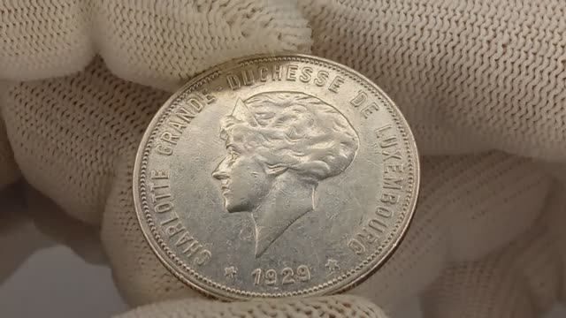 Люксембург 10 франков, 1929 года.