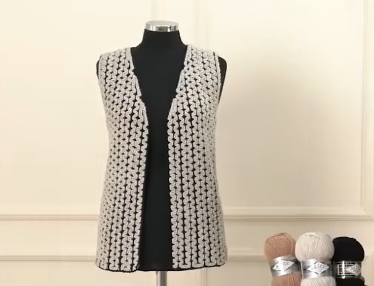 Жилет из Alize Superlana Maxi