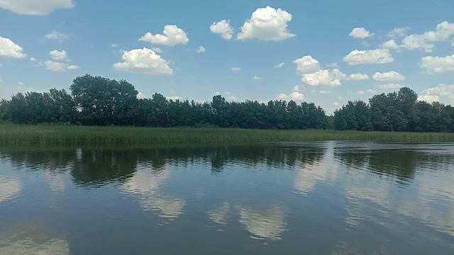 Парк Кирова города Уральск, Казахстан.