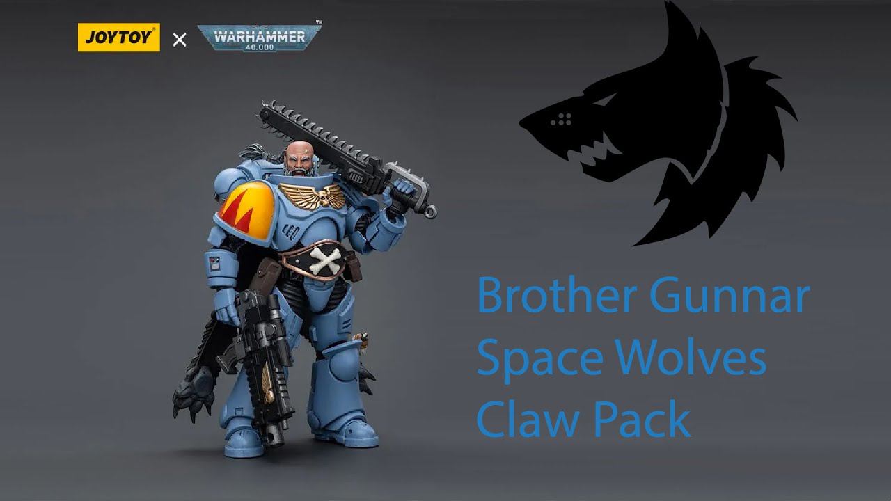 Обзор JOYTOY Space Wolves Claw Pack Brother Gunnar