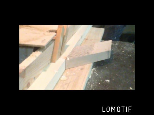 Изготовление скрытого монтажа для брусков на стену