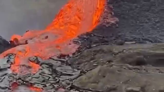 Извержение вулкана в Исландии