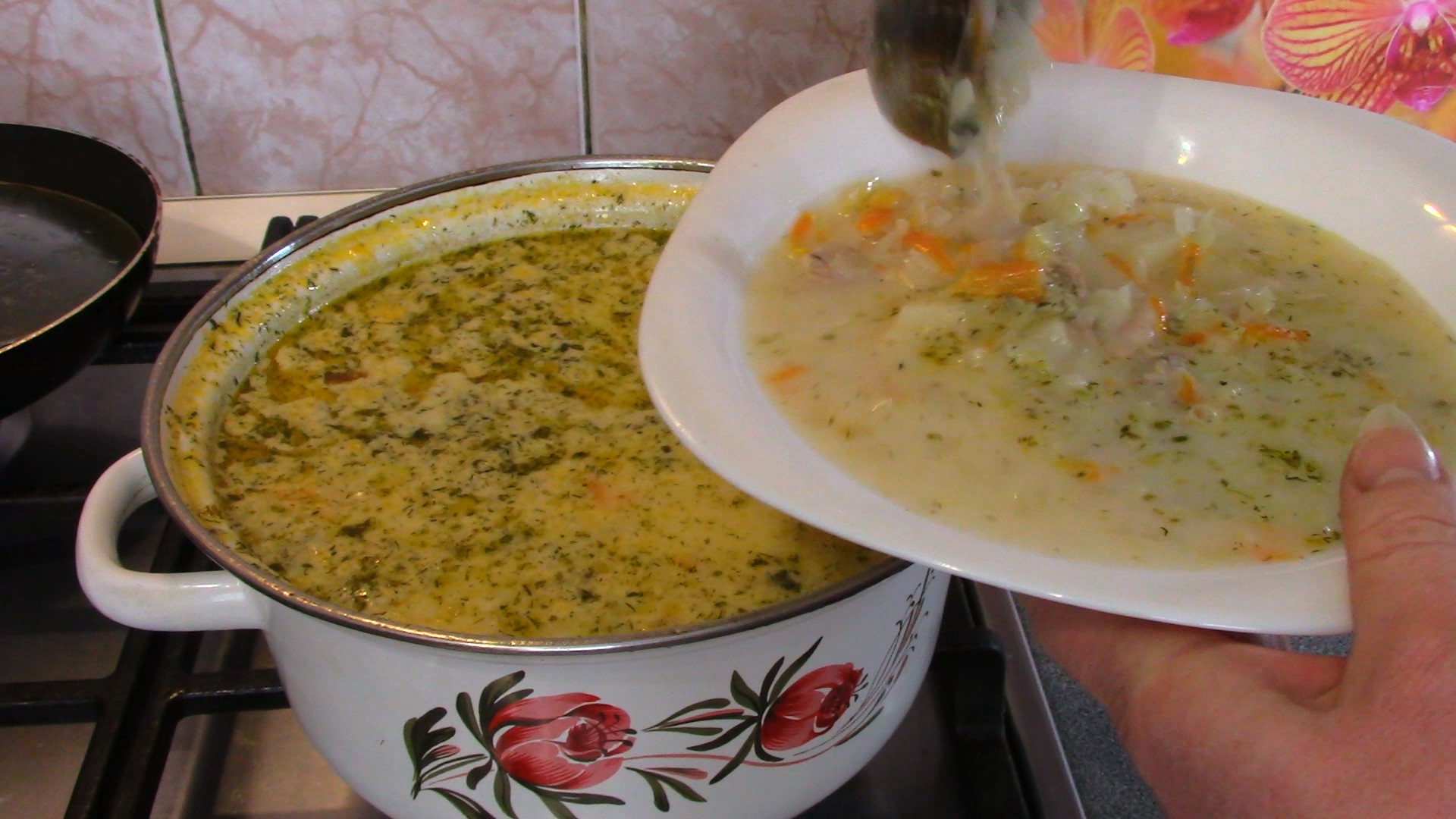 Белые ЩИ с курицей/очень вкусное и простое блюдо