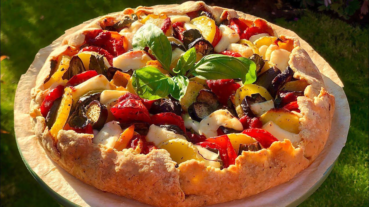 Овощной Тарт рустик Рататуй! Легкий и полезный овощной пирог!