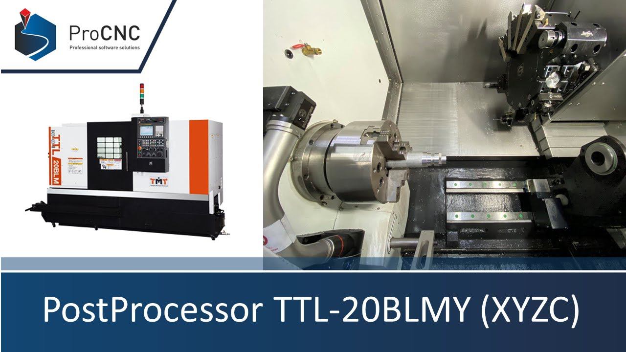 Постпроцессор SolidCAM TTL-20BLMY Fanuc 0i (XYZC)