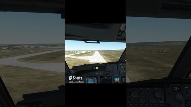 Посадка в аэропорту города Анапа (Boeing 737-800) #shorts #boeing