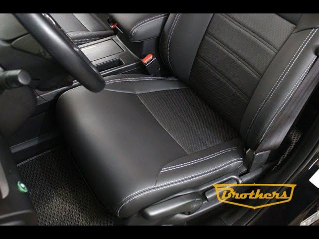 Чехлы на Honda CR-V 4 из экокожи - серия "Premium"