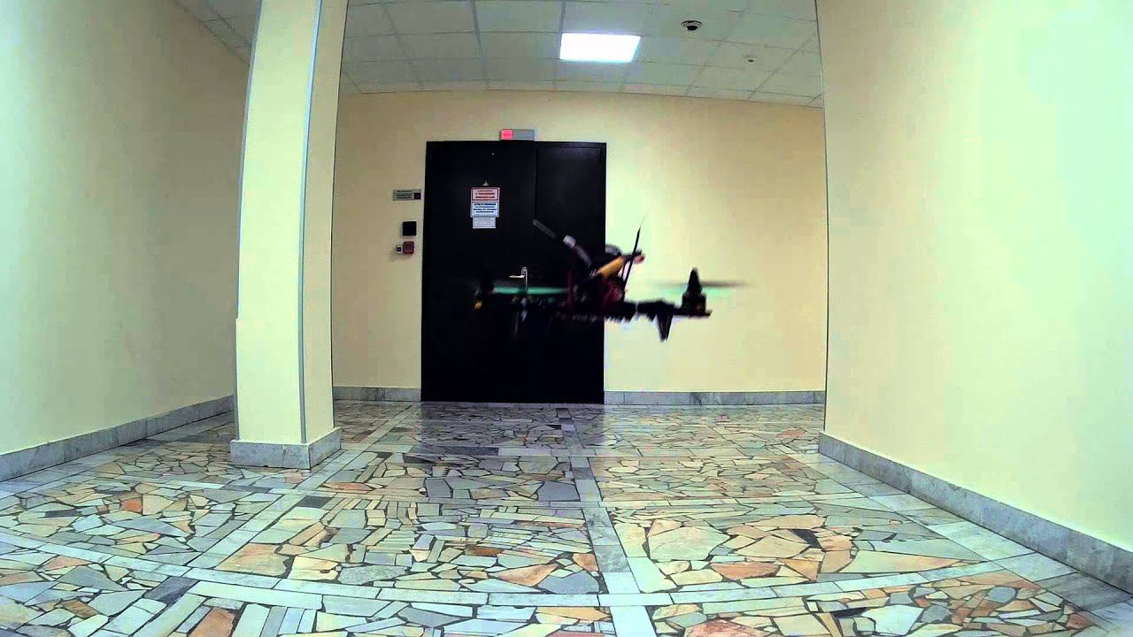 RC zmr250 первый тест в помещении