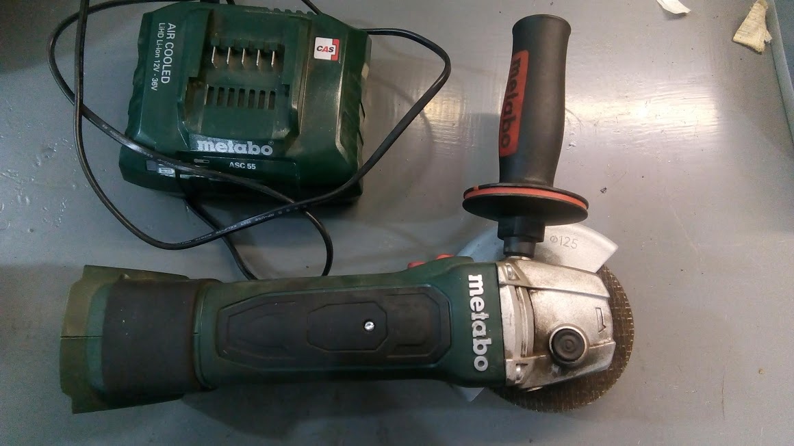 обзор аккумуляторной ушм (болгарки).Metabo.