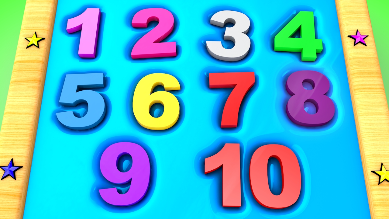 Детская считалочка от 1 до 10. Для малышей