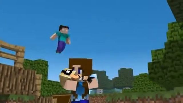 "Psycho girl 9" на русском (Minecraft animation)