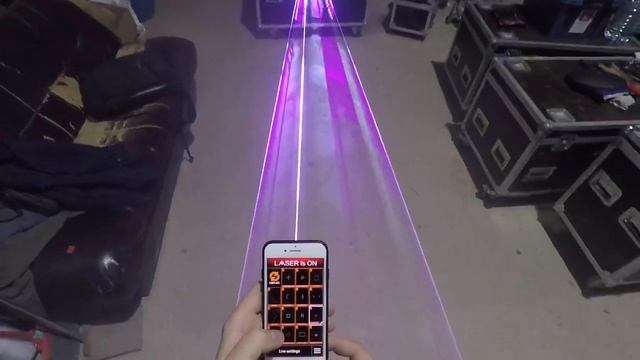 Лазерное шоу управление с телефона.mp4