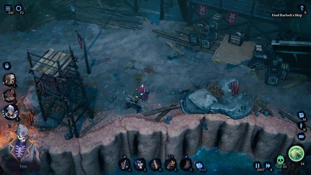 Shadow Gambit The Cursed Crew Прохождение Миссия 14