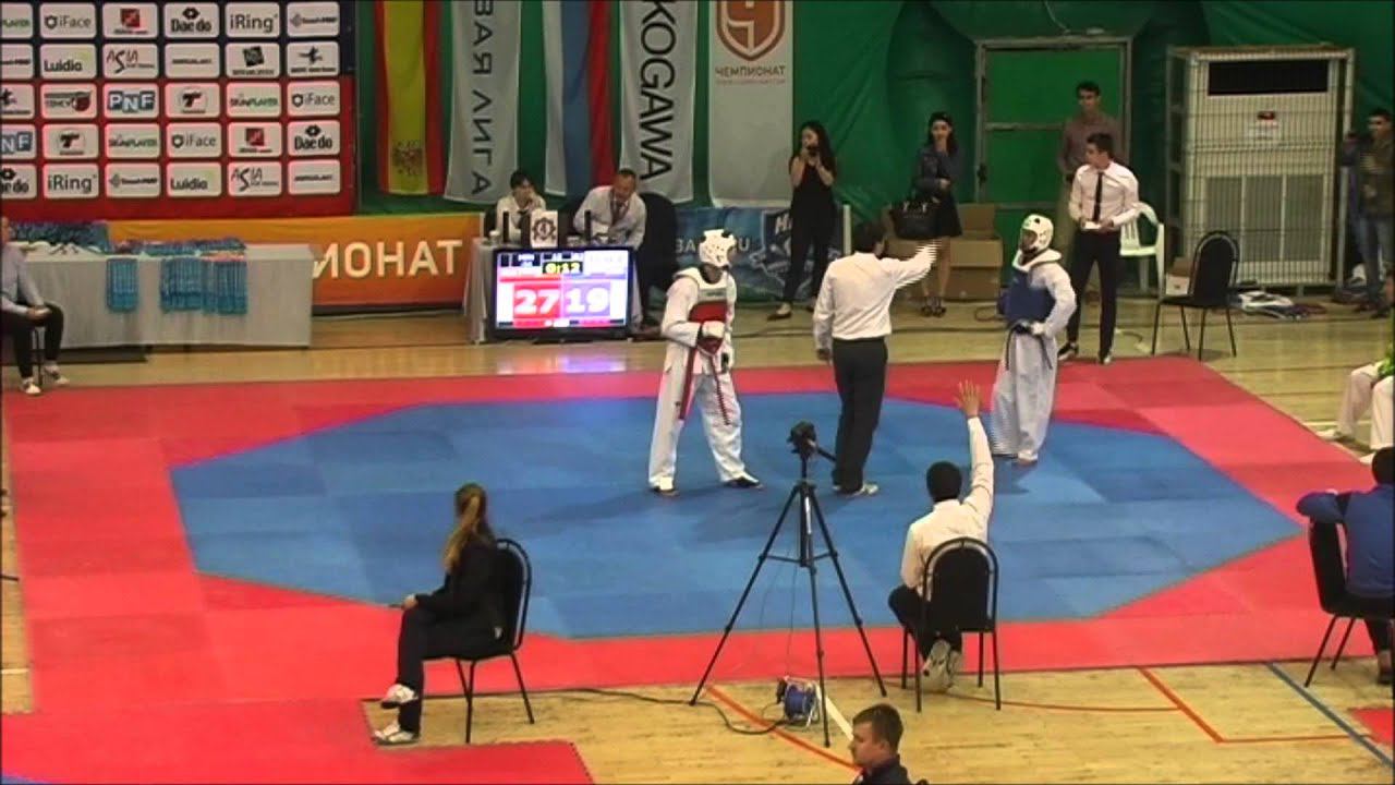 Taekwondo WTF. Соревнования Патриот. 09.05.2015. Ким Евгений-Зоркольцев.