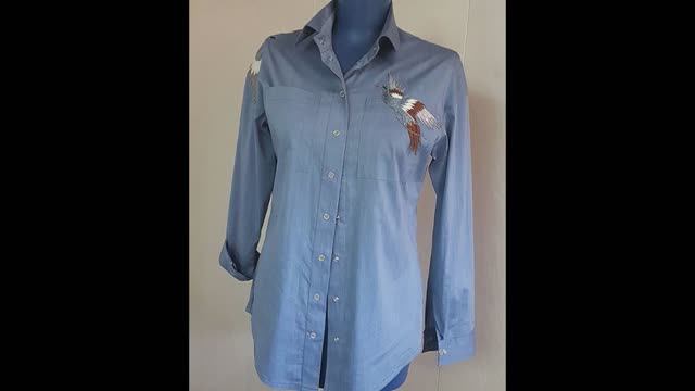 Часть 2 Сорочка с птичками/ ШЬЁМ СТИЛЬНУЮ СОРОЧКУ #2/ВОРОТНИК НА СТОЙКЕ/СЕКРЕТЫ/IRINAVARD