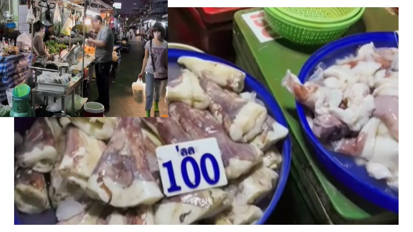 Бангкок рынок морепродуктов