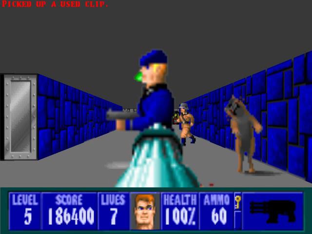 Прохождение Wolfenstein 3D Эпизод 1 Побег из Wolfenstein Немецкий КПП #5