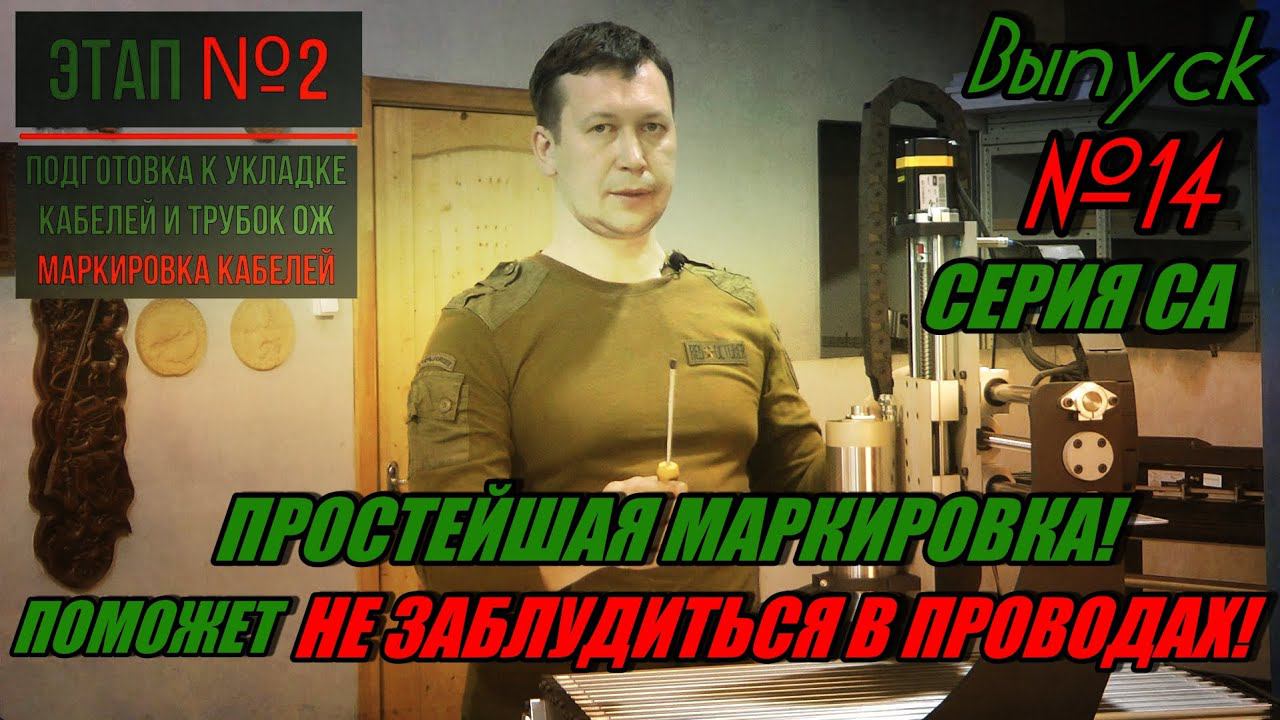 Сборка электрической части фрезерного станка серии СА DIY Этап № 2 Подготовка к укладке кабелей!