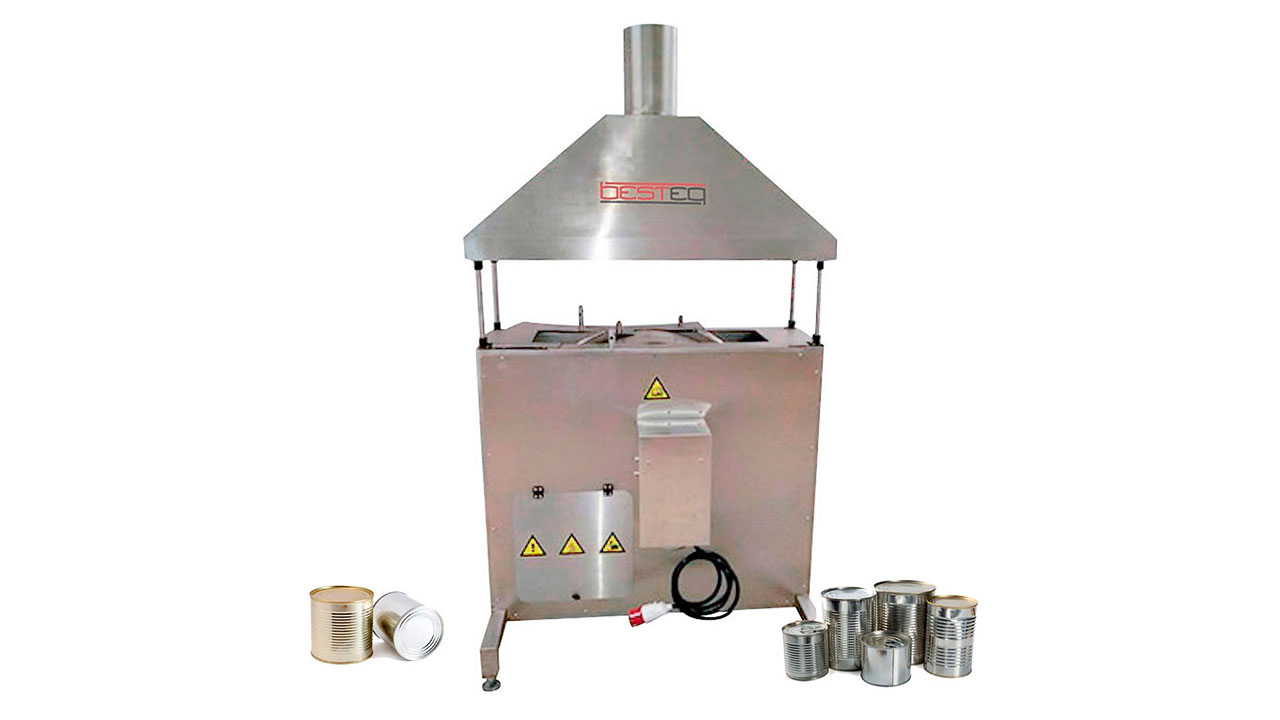 Машина ошпарки жестяных банок BESTEQ-DSC-100.mp4