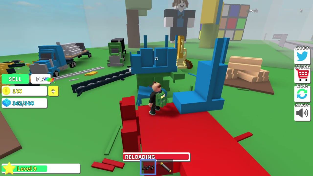 Роблокс: играю в Destruction Simulator  в roblox