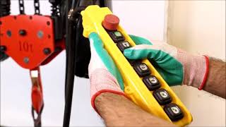 Как работают цепные тали на кран-балках