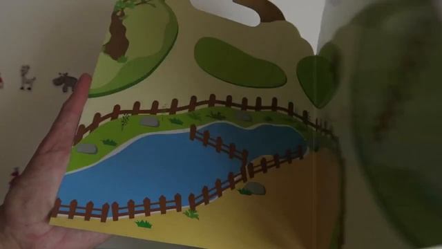 Набор наклеек "В зоопарке" нано-стикеры съемные, бренд Bondibon