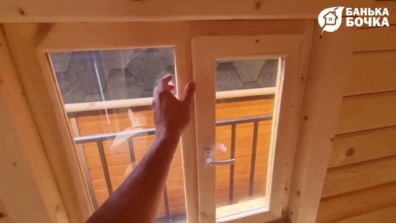 Окно 80х80 см (Брус - Каркас)