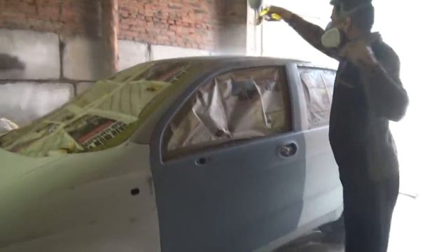 Покраска _Дэу Матиз_ ч.№4,покраска.